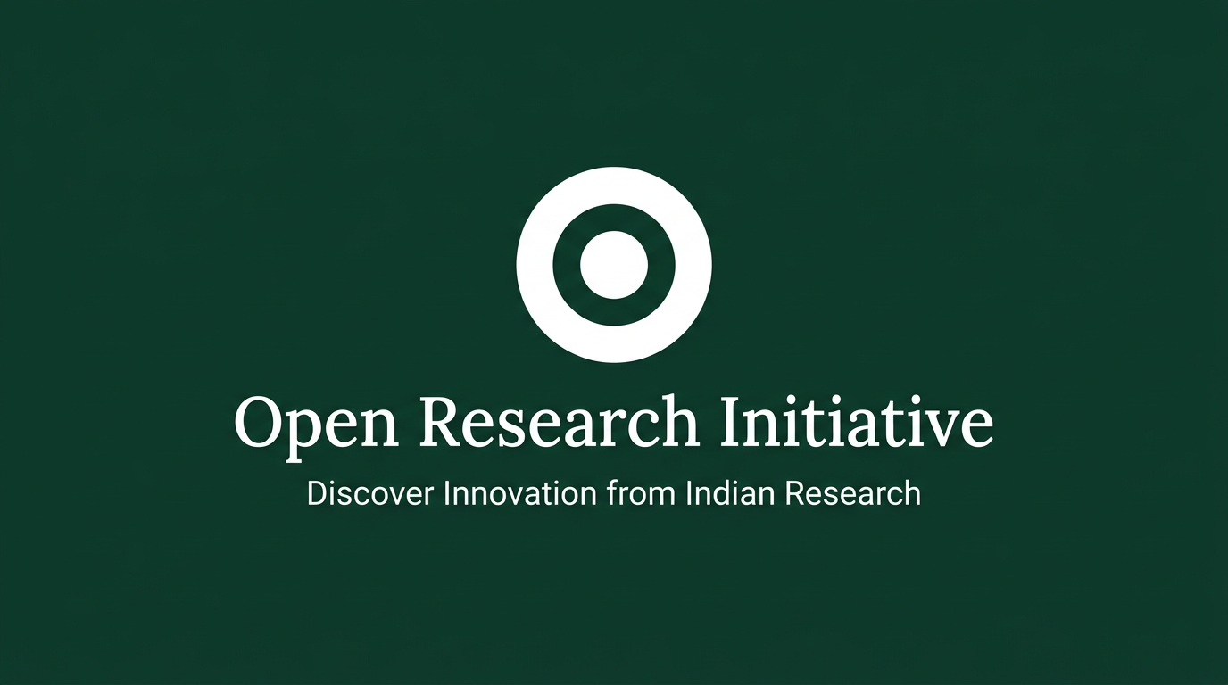 Open Research Initiative | Discover Innovation from Indian Research